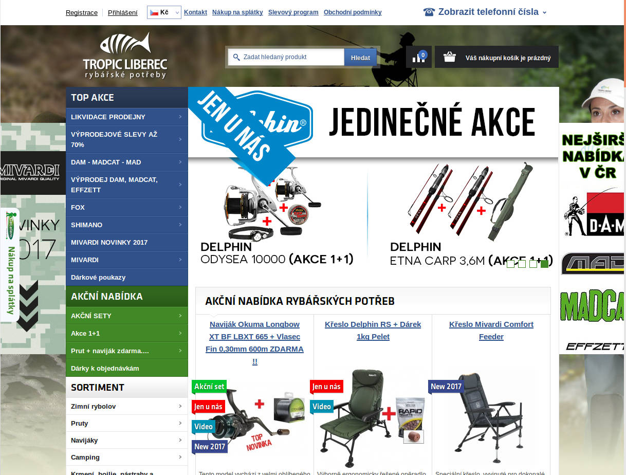 Tropic Liberec - Rybářský katalog
